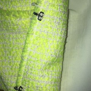 MSGM | Jackets & Coats | Msgm Light Tweed Flouro Jacket Size 42 | Poshmark